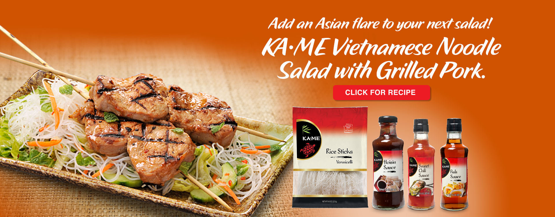 Vietnamese Rice Stick Salad with Grilled Pork – Ka-Me Store