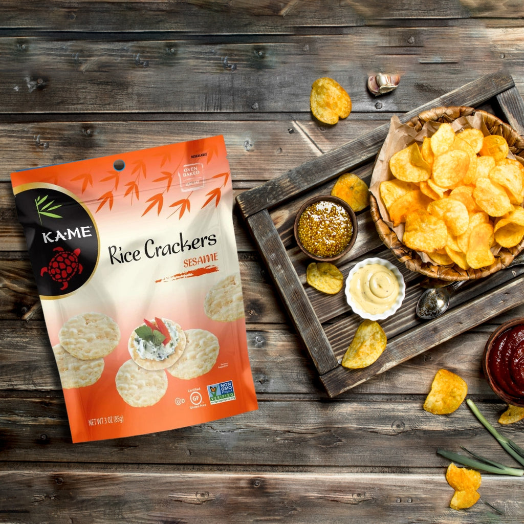 Rice Crackers Bag- Sesame – Ka-Me Store